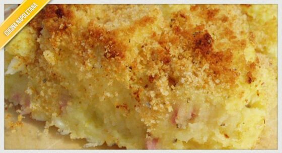 The recipe of Gateau (or Gattò) of potatoes