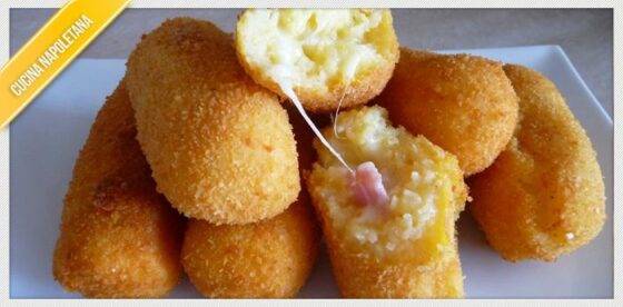 The recipe of the crosses of potatoes or panzarotti to be easily ...
