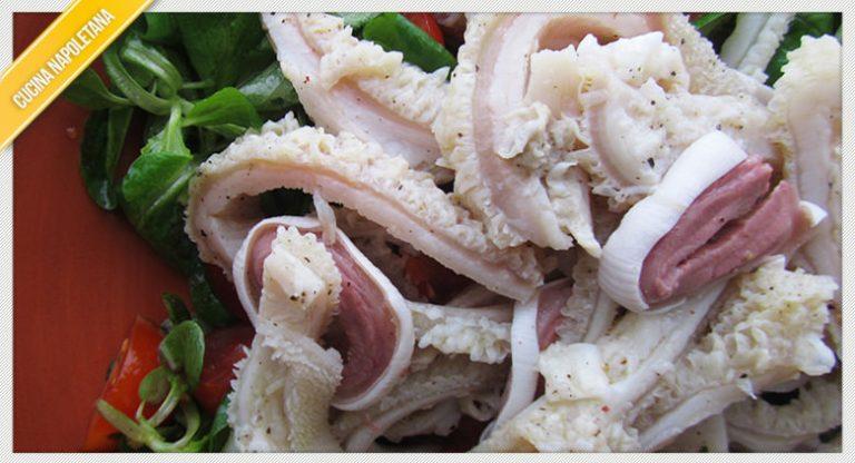 Recipe of the tripe to the salad