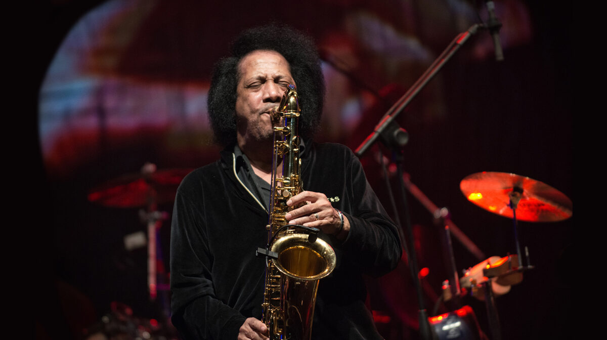 James Senese in concert at the Lido Varca d'Oro in Varcaturo with a ...