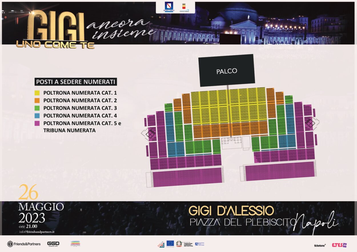 Gigi D'Alessio, concert in Naples in Piazza del Plebiscito: dates ... Gigi D'Alessio, concert in Naples in Piazza del Plebiscito: dates ...