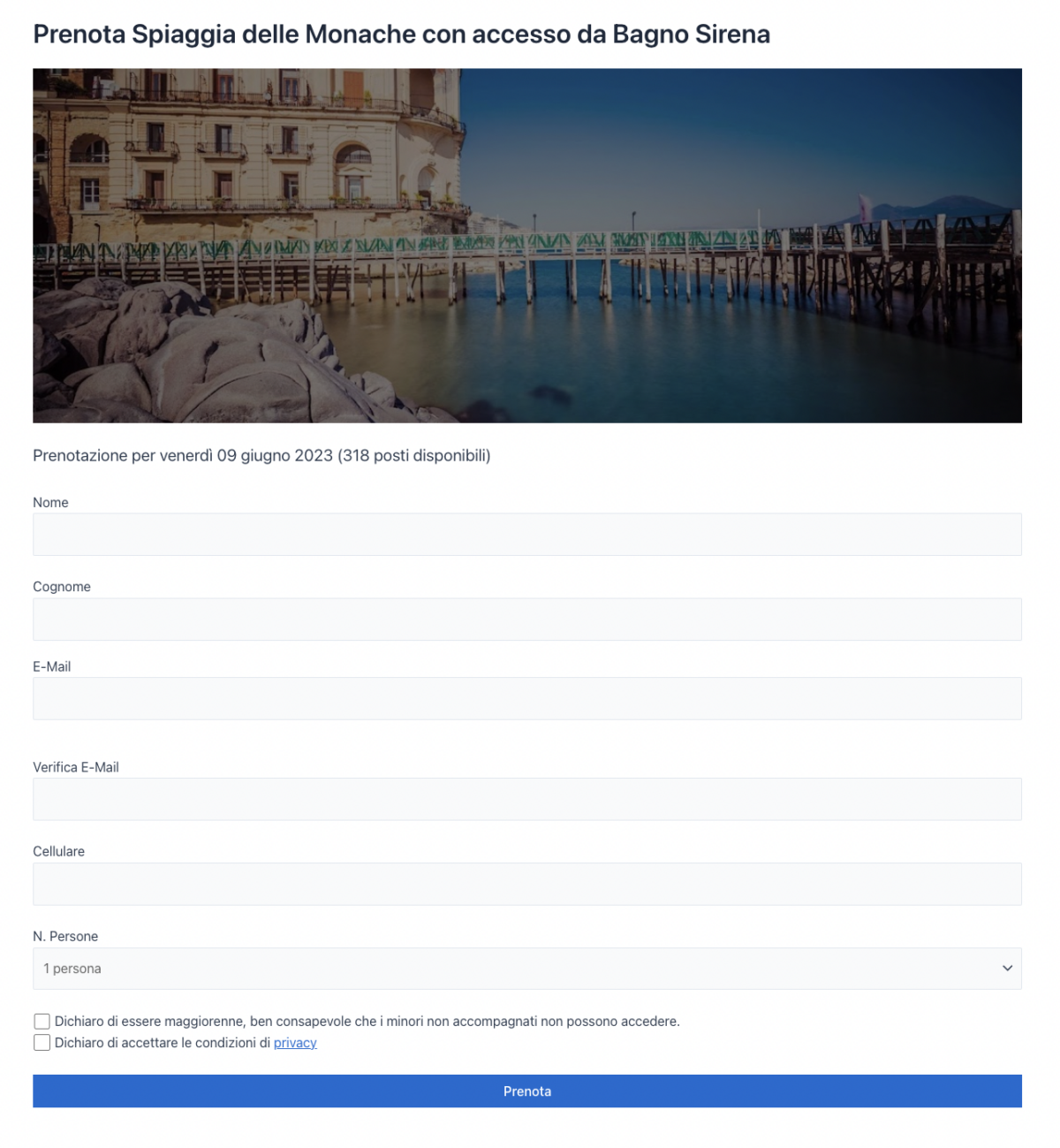 Spiagge Libere Di Posillipo, come prenotare l'ingresso (guida)