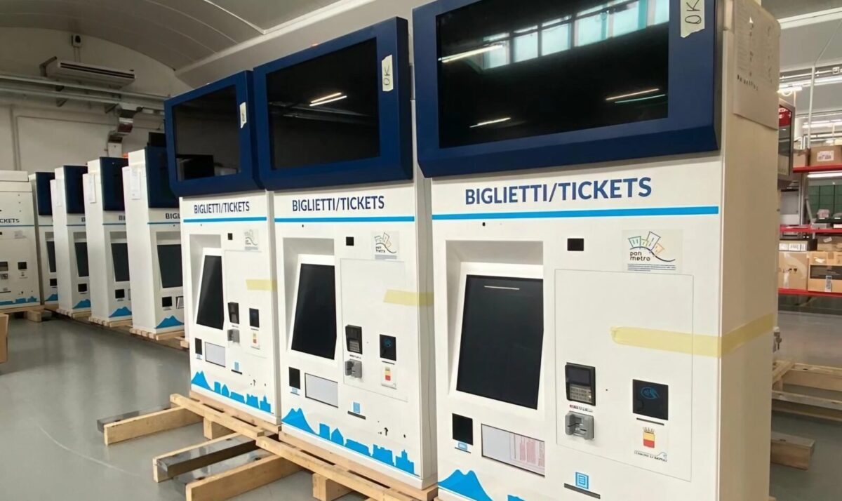 New ANM ticket machines with Tap&GO, active from August