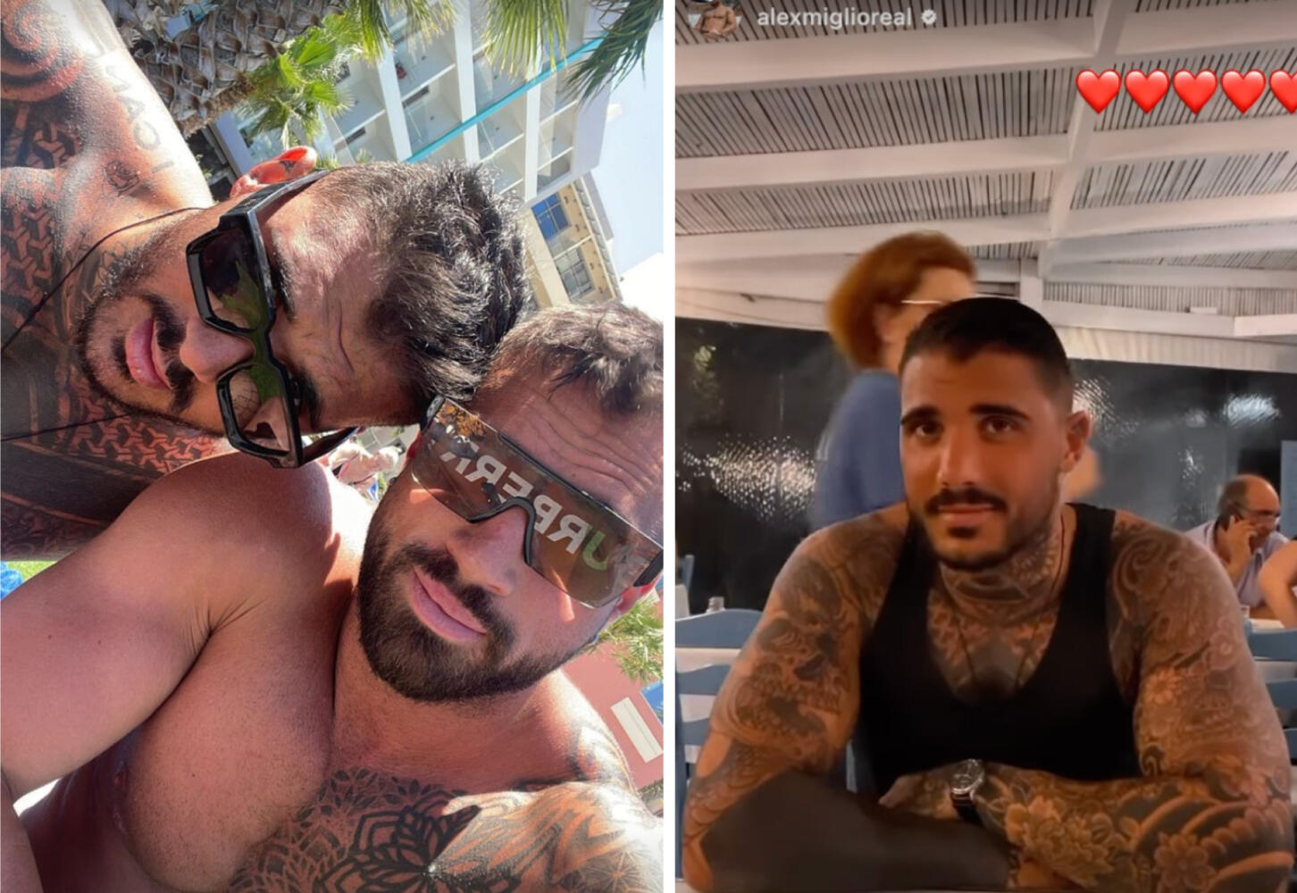 Alex Migliorini and Manuel Pirelli are engaged. They are together.