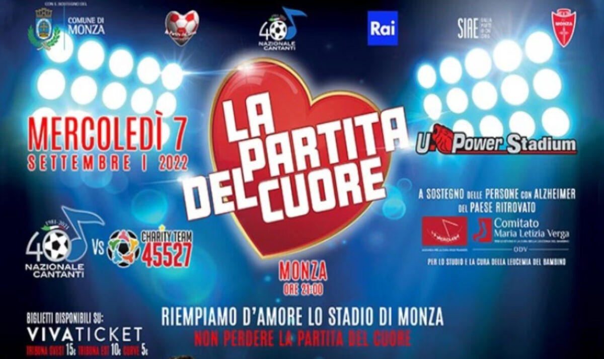 Partita del Cuore 2023, dove vederla e chi gioca (elenco giocatori)