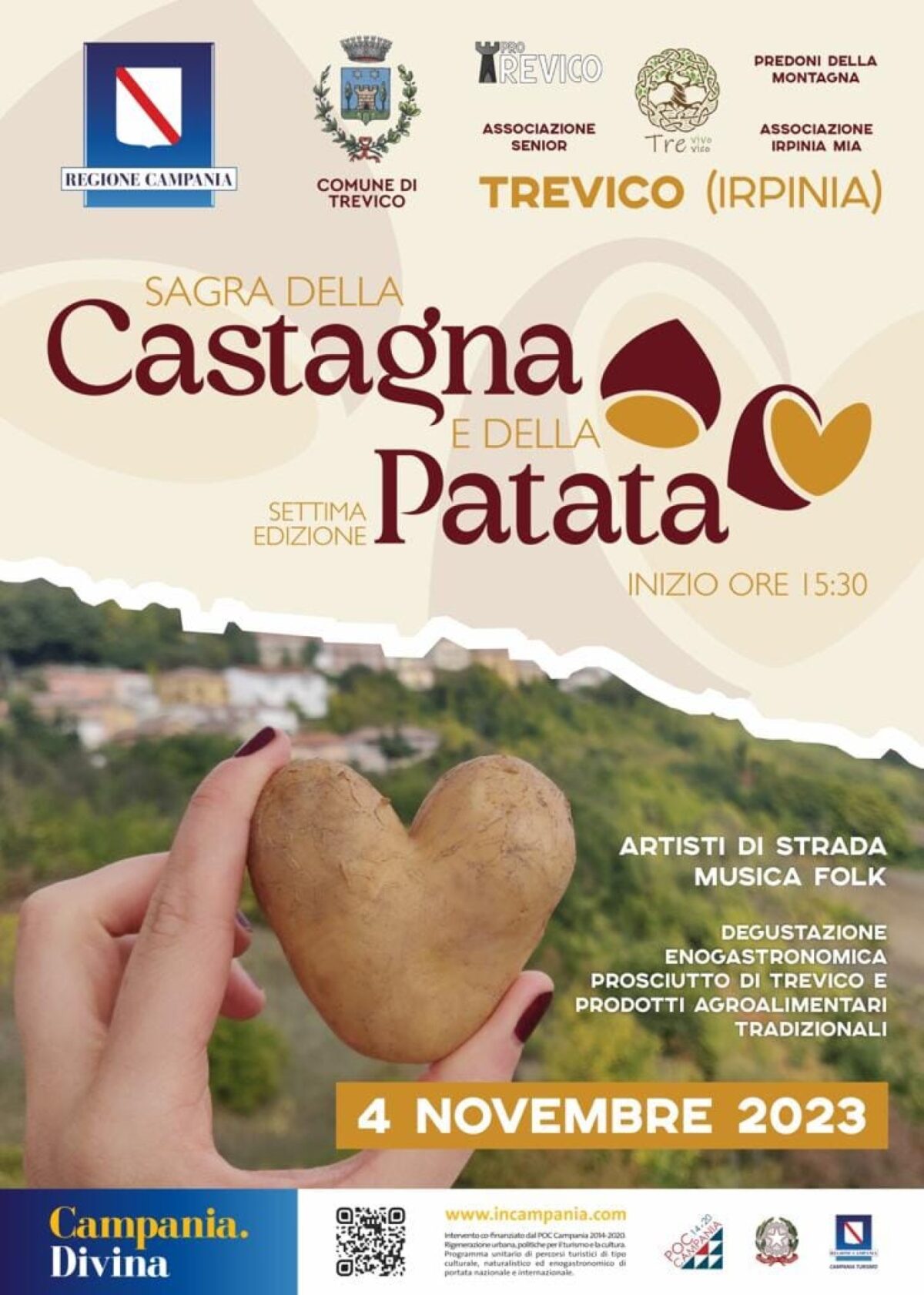 Chestnut and Potato Festival 2023 in Trevico (AV)