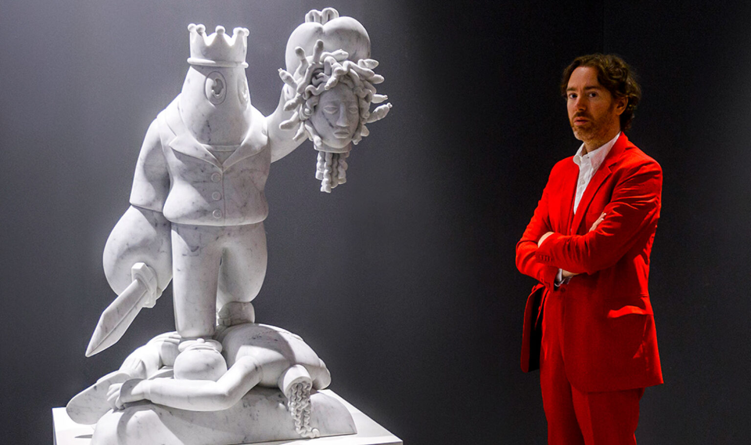 Philip Colbert at the MANN in Naples with the House of the Lobster ...