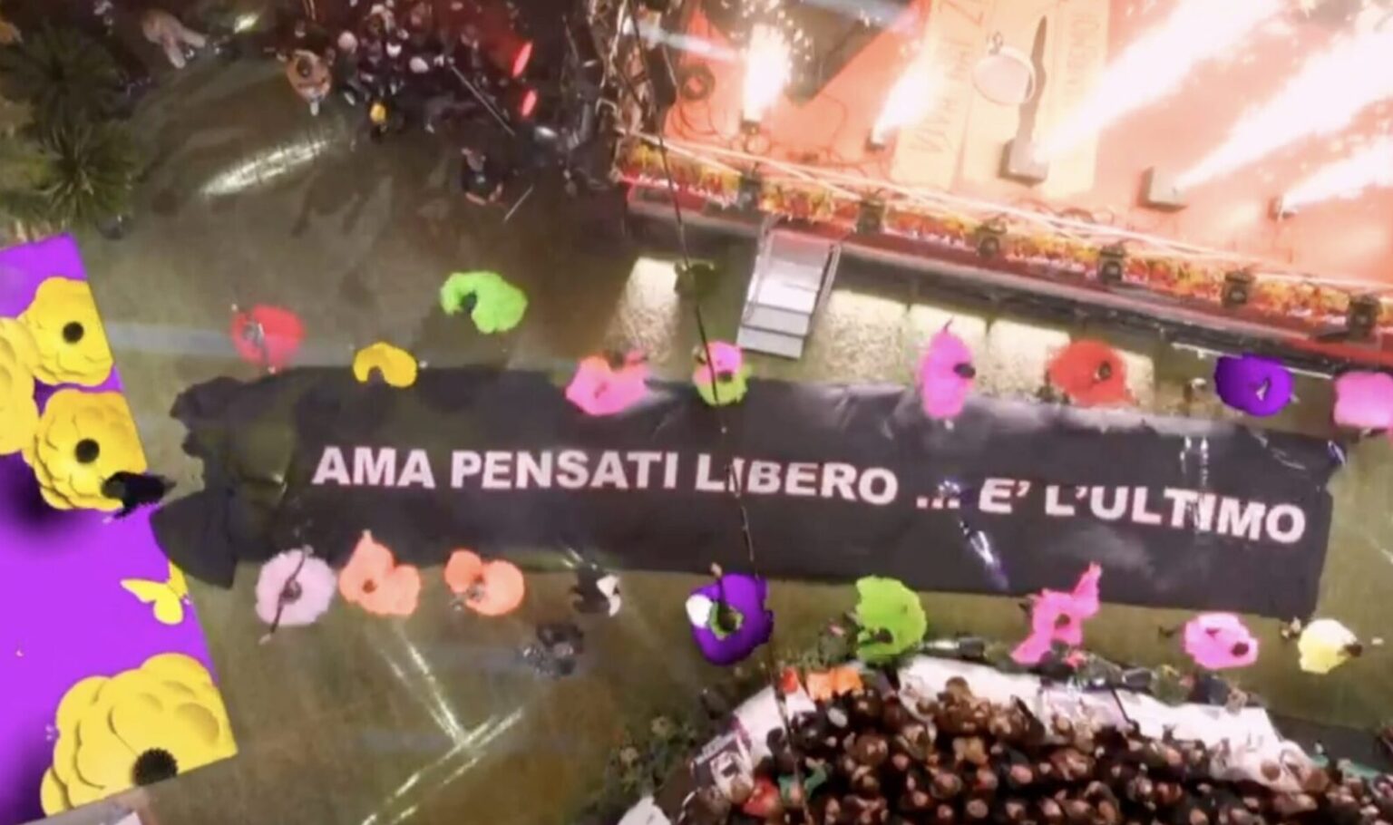 Sanremo 2024, Fiorello prende in giro Chiara Ferragni