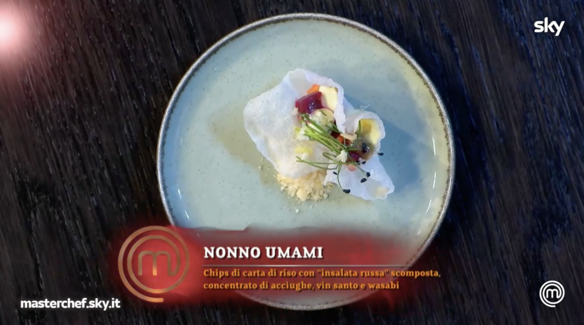 Masterchef 13, Eleonora Riso's menu (the winner)