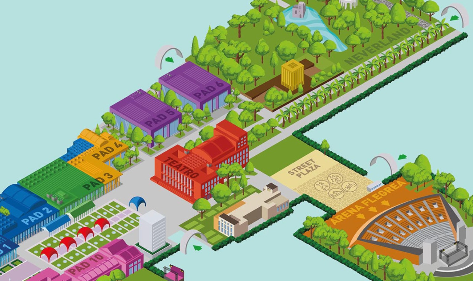 Comicon 2024 in Naples, the map with the pavilions. The news