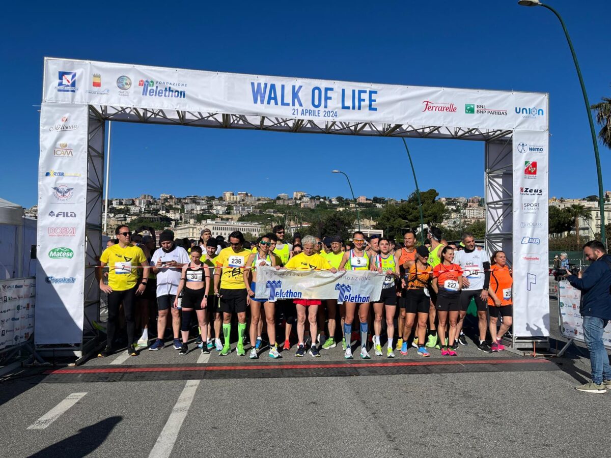 Walk of Life Naples 2025 Sunday 23 March. Route and times
