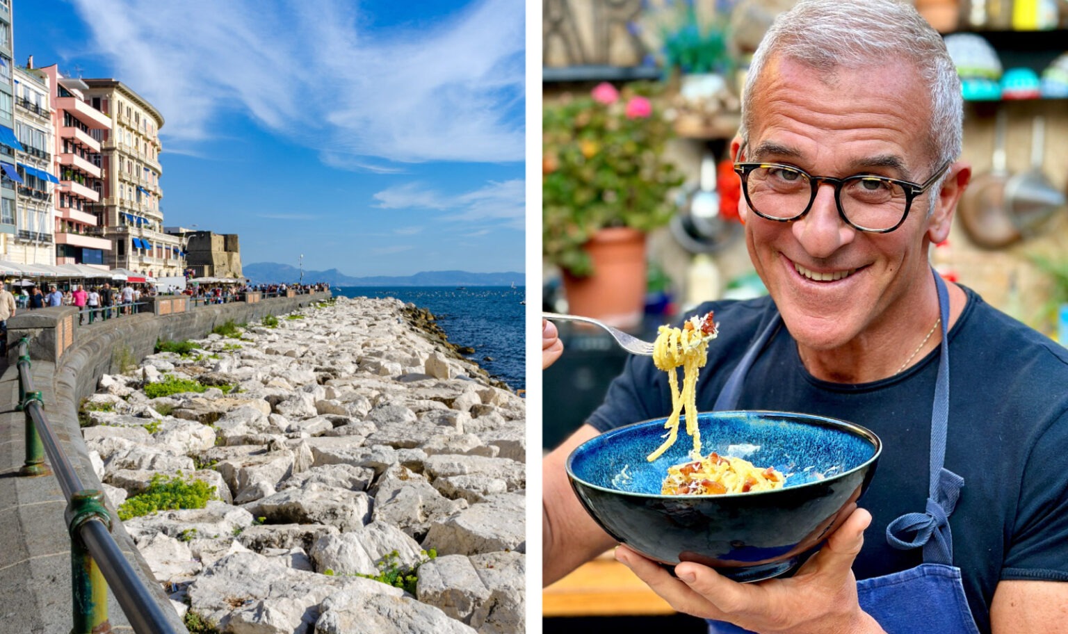 Max Mariola opens on the Naples seafront with his Osteria Romana ...