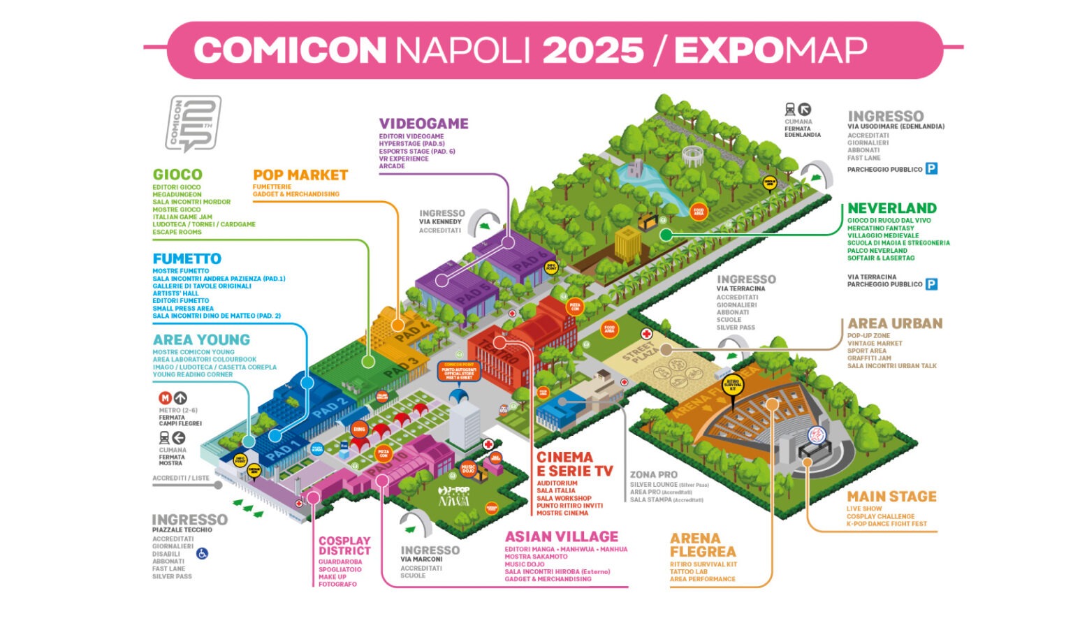 Official Comicon 2025 Map, Where Are the Entrances and Which Stands Are ...