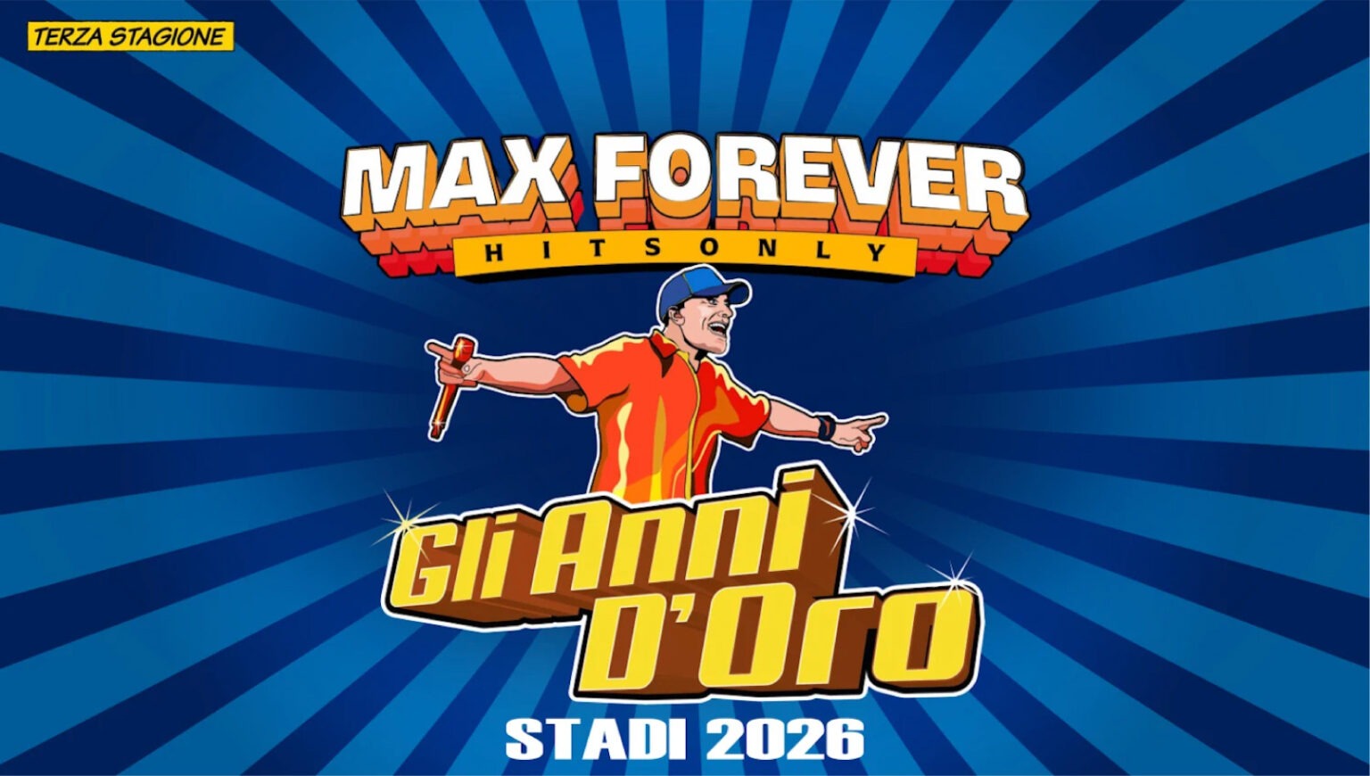 Max Pezzali in concert in Naples in 2026. Tickets, date and useful information