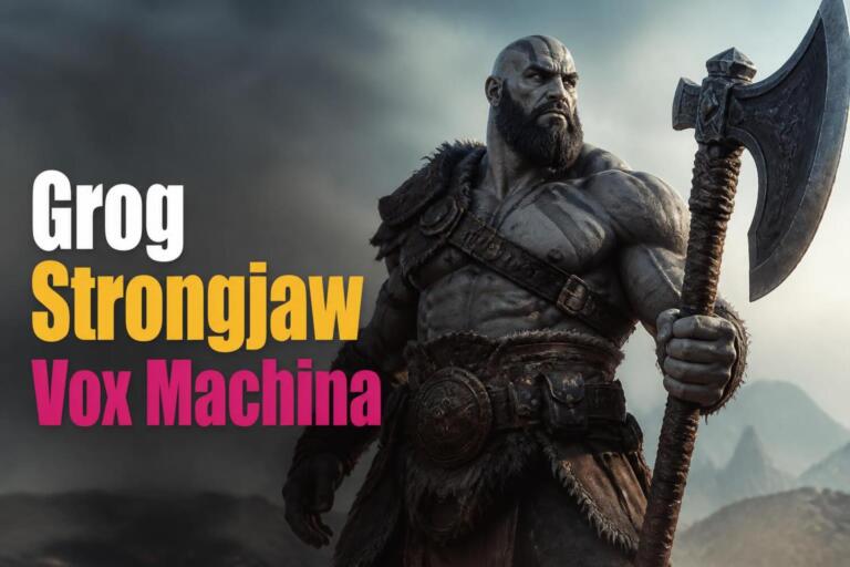 Grog Strongjaw, il barbaro golia di Vox Machina: classe e storia