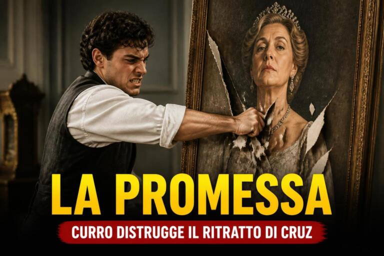 The Promise, Curro destroys Cruz's portrait