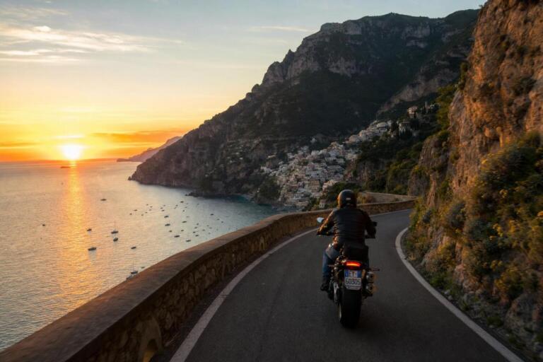Balades à moto estivales en Campanie : conseils, itinéraires et sécurité