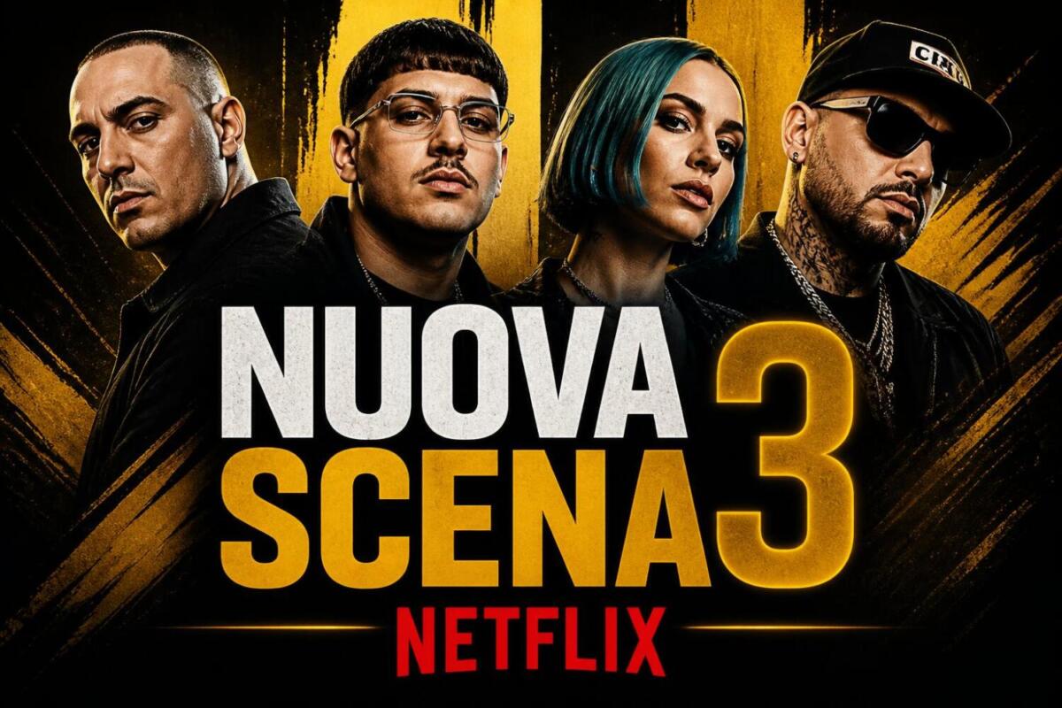 Nuova Scena 3 su Netflix: Geolier giudice del rap show