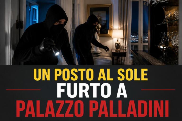 Un Posto al Sole, furto a Palazzo Palladini: le anticipazioni